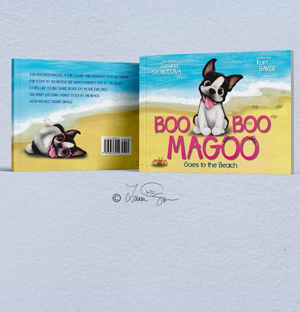 Boo Boo Magoo: Goes to the Beach | zuzana svobodova illustration